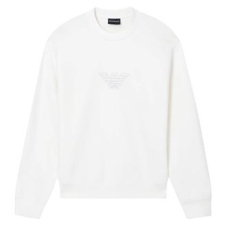 Emporio Armani Sweatshirt mit Logo-Detail - - Sweatshirts & Hoodies - Herren - Wei&szlig; - XL