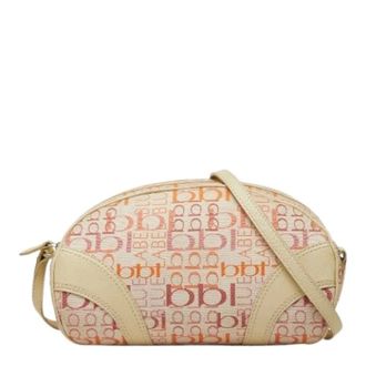 Burberry Pre-owned Blue Label Sac bandouli&egrave;re en toile et cuir - Femme - Pre-owned - Multicolore - Taille: ONE Size