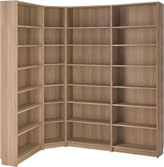 IKEA BILLY Regaleckkombination mit Aufsätzen