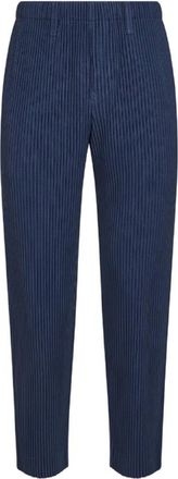 Issey Miyake Homme, Pantalons, Bleu, Taille: M Tailored Pleats 1