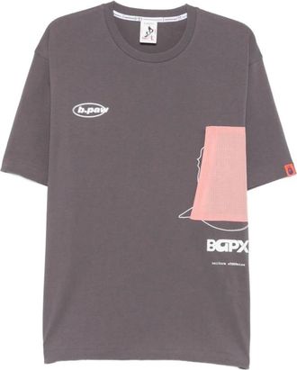 A Bathing Ape A Bathing Ape, Homme, Tops, Gris, Taille: XL T-Shirt Ras du Cou