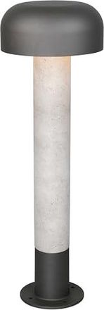 Trio Leuchten Außen Wegeleuchte Fraser 562560178, Aluminium Druckguss Anthrazit/Print Betonfarbig, exkl. 1x E27