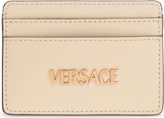 Versace Femme, Accessoires, Rose, Taille: ONE Size Porte-cartes Tag en cuir