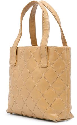 Chanel Crossbody Bags - CC Wild Stitch Calfskin Handbag - Gr. unisize - in Braun - f&uuml;r Damen