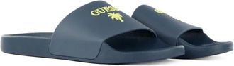 Guess Homme, Chaussures, Bleu, Taille: 44 EU Palma Claquette