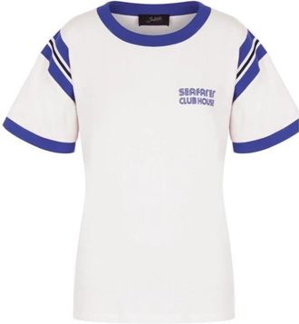 Seafarer Cotton Boathouse T-Shirt - - Tops - Damen - Wei&szlig; - S