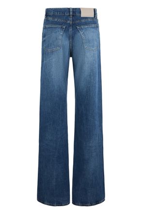 Our Legacy Womens Wide-Leg Jeans Vienna Blue Wash Cotton
