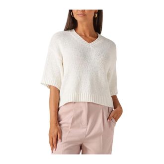 Moss Copenhagen Damen, Strickwaren, Wei&szlig;, XSGr&ouml;&szlig;e