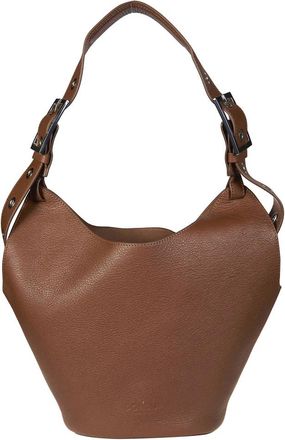 Dondup Femme, Sacs, Brun, Taille: ONE Size Small Hobo in Pelle