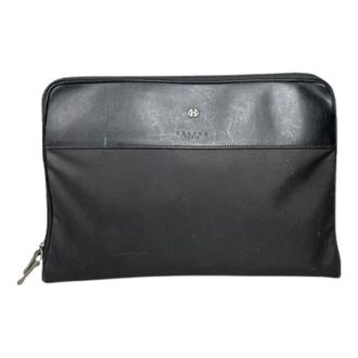 Celine Pre-owned Leder Clutch - - Pre-owned - Damen - Schwarzk - ONE SIZE