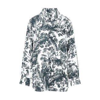 Bottega Veneta Femme, Blouses et Chemises, Multicolore, Taille: 36 FR Chemise en soie 9088