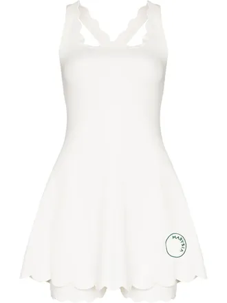 Marysia Swim robe Serena festonn&eacute;e - Blanc