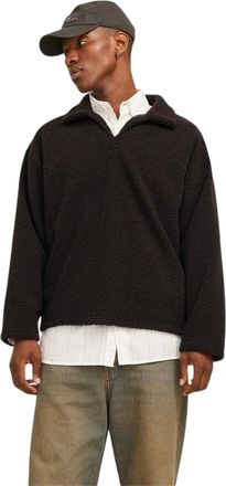 Jack & Jones Jack And Jones - Sweatshirt f&uuml;r Herren, Teddy-Stoff, Lang&auml;rmlig (Schokolade)