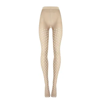 Wolford Femme, Sous-v&ecirc;tements, Multicolore, Taille: 36 FR Collant &agrave; pois floraux