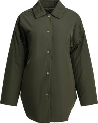 Max Mara Veste matelass&eacute;e r&eacute;versible Carlotta - Femme - Blouses et Chemises - Vert - Taille: 34 FR