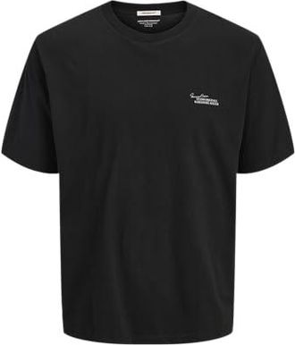 Jack & Jones Joracapulco Photo Back T-Shirt &agrave; col Rond pour Homme, Noir, M