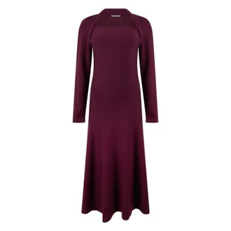 Alberta Ferretti Femme, Robes, Violet, Taille: 38 FR Robe Mi-longue