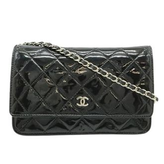 Chanel Pre-owned Matelasse Chain Wallet Schultertasche - - Pre-owned - Damen - Schwarzk - ONE SIZE