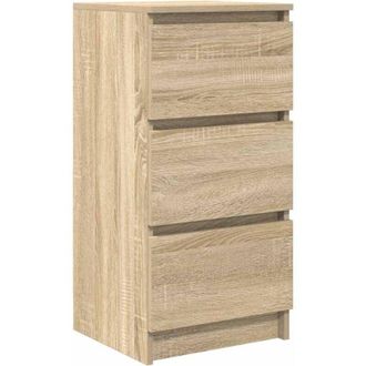 vidaXL Buffet chêne sonoma 37,5x35x76 cm bois dingénierie Vidaxl