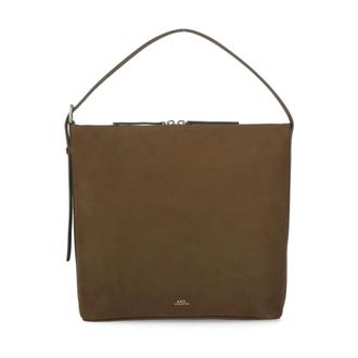 A.P.C. A.p.c., Femme, Sacs, Brun, Taille: ONE Size Sac &agrave; Main Femme en Cuir Su&eacute;d&eacute; Marron