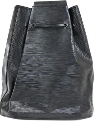 Louis Vuitton unisex, Pre-owned, Noir, Taille: ONE Size Pre-owned Sac a dos sac &agrave; cordon