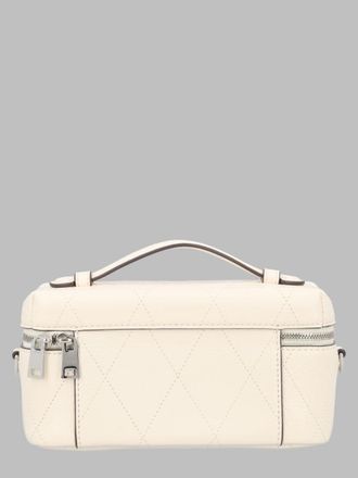 Tory Burch Womens Shoulder Bag Charlie East-West Ivory Leather Cow
