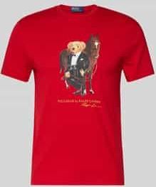 Polo Ralph Lauren T-Shirt mit Label-Print und Rundhalsausschnitt