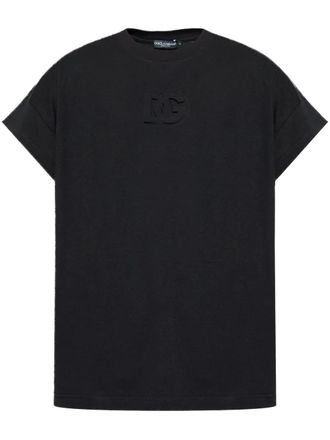 Dolce & Gabbana t-shirt à appliqué - Noir