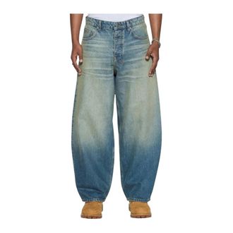 Ksubi Vorteks Portland Sott Barrel Leg Jeans - Homme - Jeans - Bleu - Taille: W34