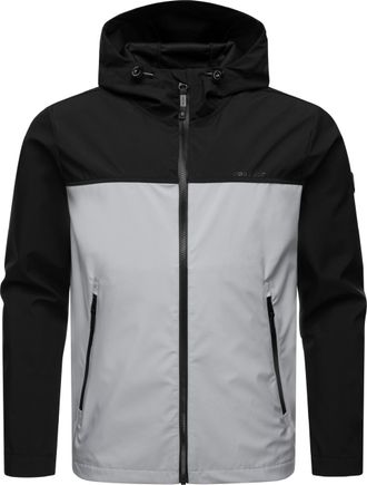 Ragwear Herren Übergangsjacke Shellwie Block Light Grey Gr. 4XL