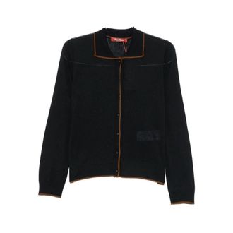 Max Mara Targa Cardigan - - Knitwear - Damen - Schwarzk - L