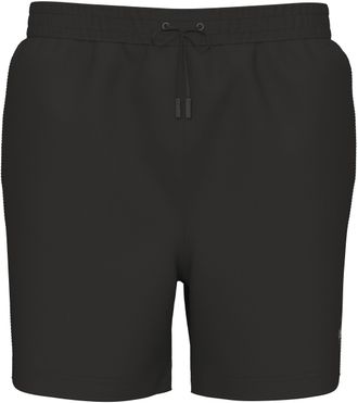 Calvin Klein Swimwear Badeshorts, Herren, Gr. 4XL (60), N-Gr, schwarz, Web, Polyester, CALVIN KLEIN SWIMWEAR, unifarben, Badehosen Badeshorts, K&ouml;rpernahe Passform mit elast