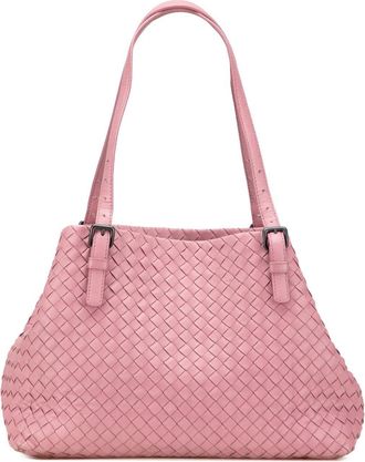 Bottega Veneta Shopper - Medium Nappa Intrecciato Cesta Tote - Gr. unisize - in Gold - für Damen