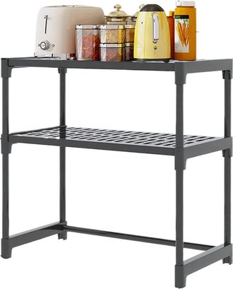 Generic Arbeitsplatte - K&uuml;chenschrank Mit Stauraum,Stabiles Mit Mehreren Regalen F&uuml;R Geschirr Und Pfannen Mit Hoher Tragkraft