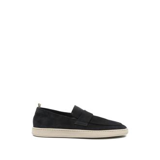 Officine Creative Homme, Chaussures, Bleu, Taille: 42 EU Herbie/001 Suede Mocassins