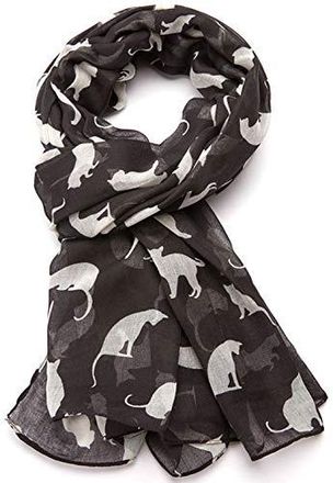 GlamLondon Echarpe - Femme - Noir - Large