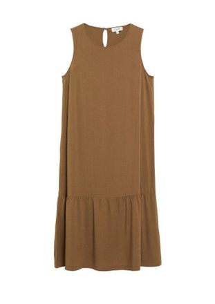 s.Oliver Midikleid Kleid Stufenkleid aus Viskose