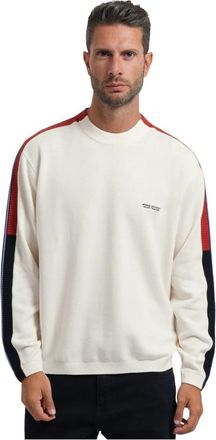 A|X Armani Exchange AX Crew Neck Pullover - Homme - Pulls - Blanc - Taille: 2XL
