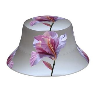 Generic Chapeau De Godet Impression De Fleurs en Origami Chapeaux De Visi&egrave;re Mode &Eacute;t&eacute; Bonnet Soleil, pour Sports, Plage, De P&ecirc;che, 56-58cm