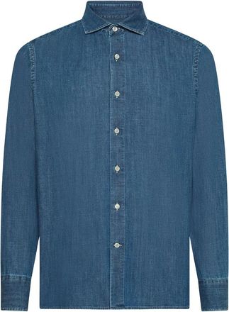 Seventy Homme, Chemises, Bleu, Taille: L Camicia