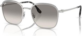 Ray-Ban Rb3720 Sonnenbrillen Silber Fassung Grau Glas 55-20