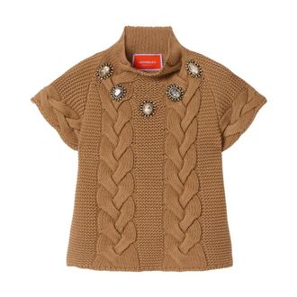 La DoubleJ Portrait Top - - Knitwear - Damen - Braun - 2XS