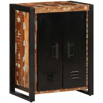vidaXL Vidaxl - Buffet multicolore 55x35x70 cm bois massif r&eacute;cup&eacute;ration