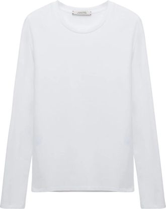 Dorothee Schumacher T-shirt Manches Longues Ind&eacute;modable - Femme - Tops - Blanc - Taille: 36 FR