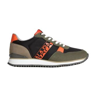 Napapijri Dunkelblaue Leder Wildleder Sneakers - - Shoes - Herren - Gr&uuml;n - 42 EU