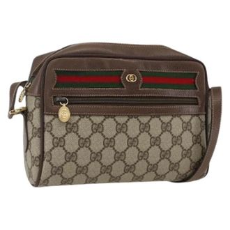 Gucci Sac bandouli&egrave;re en plastique Pre-owned - Femme - Pre-owned - Beige - Taille: ONE Size