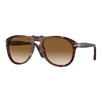 Persol Homme, Accessoires, Brun, Taille: 54 MM Lunettes de soleil Havana Marron avec Verres D&eacute;grad&eacute;s