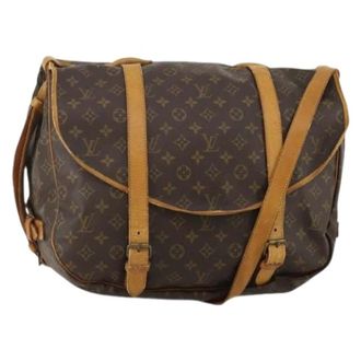 Louis Vuitton Sac bandouli&egrave;re Saumur 43 Pre-owned - Femme - Pre-owned - Brun - Taille: ONE Size