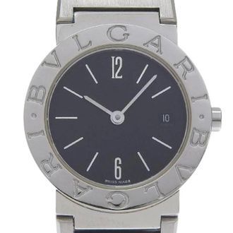 Bulgari Montre Pre-owned en acier inoxydable - Femme - Pre-owned - Noir - Taille: ONE Size