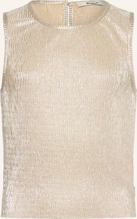 Garcia Garcia Top Mit Glitzergarn silber